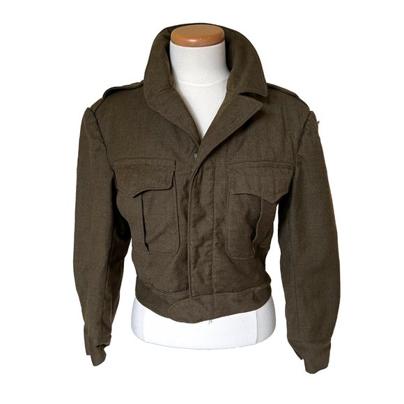 Jackets & Coats | Vintage Ww2 Field Jacket Army 194s Military Wool ...